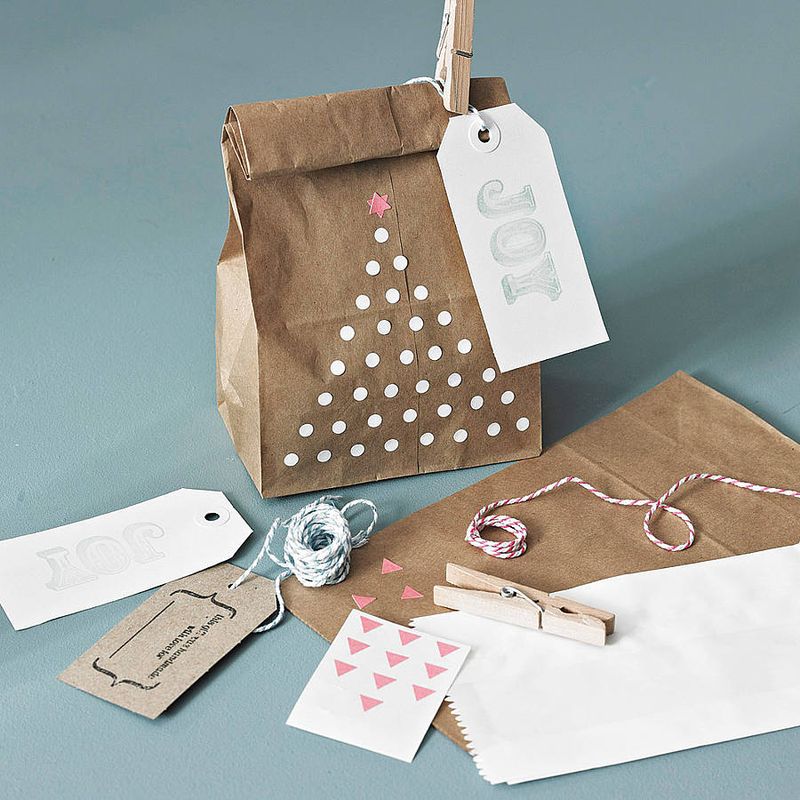 Butcher Paper Gift Wrap part 2 Project Kid